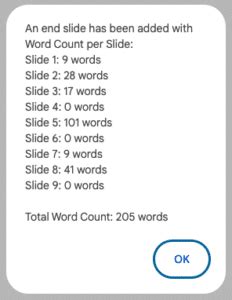 How To Check Word Count In Google Slides Teacher Tech With Alice Keeler