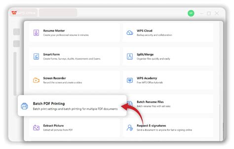 wps batch print pdf print multiple pdfs at once