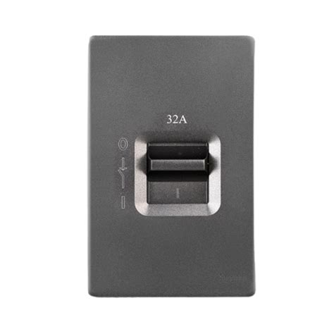 Deco Isolator 2 Pole 4x2 32a Matt Grey • Northside Electrical