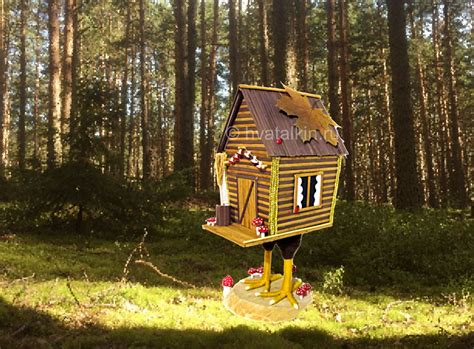 Избушка на курьих ножках — мастер классы и поделки