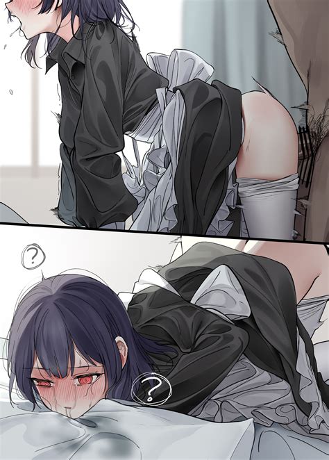 Rule 34 All Fours Arms Behind Back Bedroom Sex Blushing Doggy Style