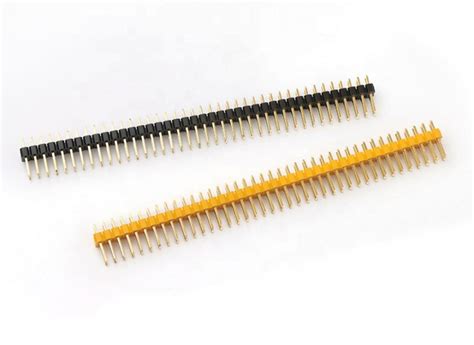 254mm 피치 스트레이트 스루 홀 핀 이중 행 수직 핀 헤더 커넥터 네오일렉트론