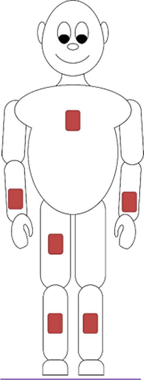 Placement Of The Wearable Sensor Devices Download Scientific Diagram