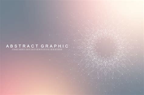 큰 게놈 데이터 시각화입니다 Dna 나선 Dna 가닥 Dna 테스트 분자 또는 원자 신경 과학 이나 의료 배경 배너에 대 한 추상 구조 Dna에 대한 스톡 벡터 아트 및