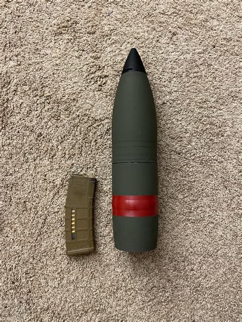 105mm Arty Round Real Shell Casing R 3dprinting