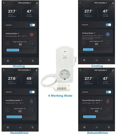 Programmable Smart Room WIFI Plug In Thermostat