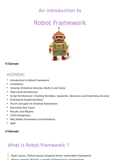 Robot Framework Final Pdf Selenium Software Python Programming Language