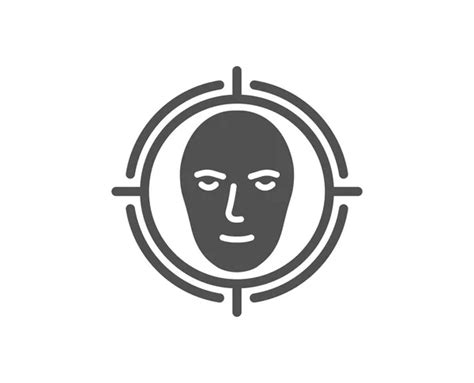 Face Detection Protected Icon Secure Access Sign Facial Identification