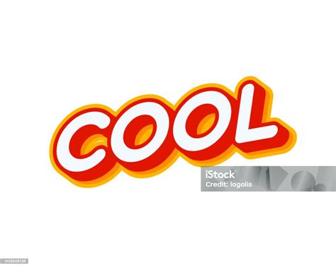 Cool Isolated On White Colourful Text Effect Design Vector Text Or Inscriptions In English The