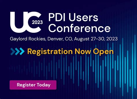 Pdi Users Conference 2023