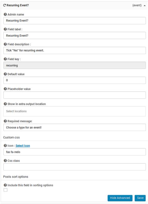 Events Geodirectory V2 Documentation
