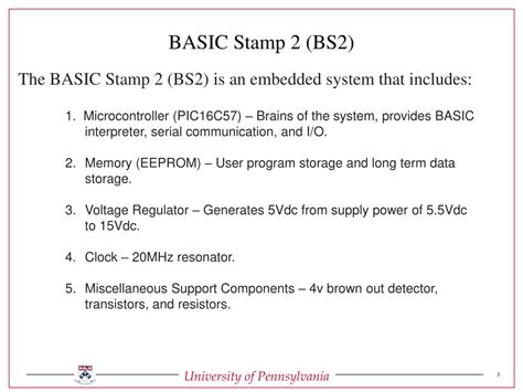 PPT The BASIC Stamp 2 PowerPoint Presentation Free Download ID 825135