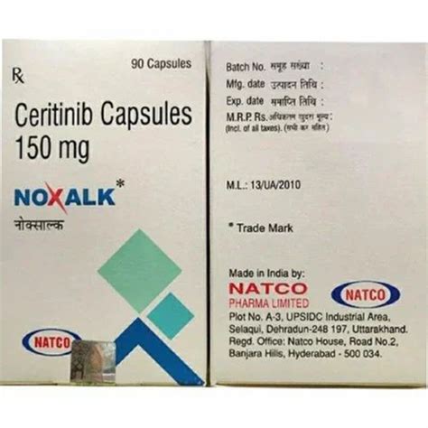 150 Mg Certinib Capsules At ₹ 1500 Box Ceritinib Capsule In Pune Id
