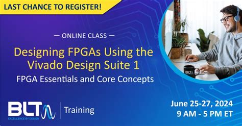 Designing Fpgas Using The Vivado Design Suite 1 Blt The Fpga Experts