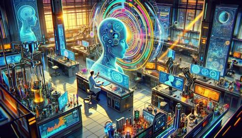 Premium Photo Artificial Intelligence Assisting Human In Scientific Research