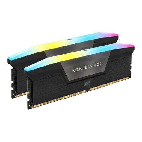 แรมพีีซี Corsair Ram Pc Ddr5 32gb 5600mhz Cl36 2x16gb Vengeance Rgb Black