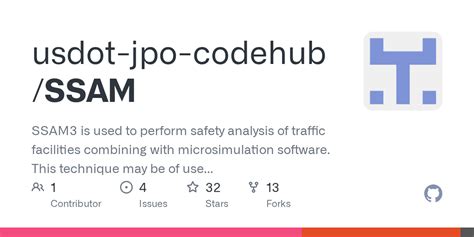 Github Usdot Jpo Codehubssam Ssam3 Is Used To Perform Safety Analysis Of Traffic Facilities
