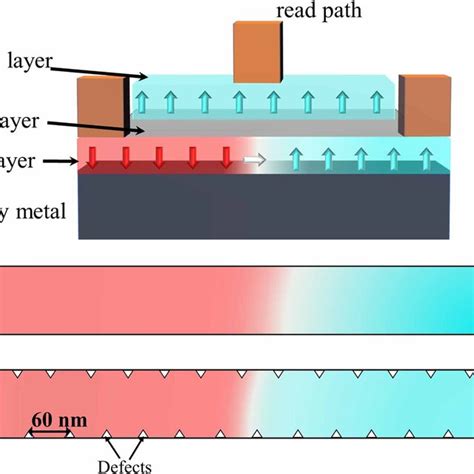 A Schematic Of The Domain Wall Synapse Device Showing The Heavy Download Scientific Diagram