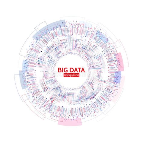 Abstract Business Data Visualisation Futuristic Information Transfer Concept Visual Data