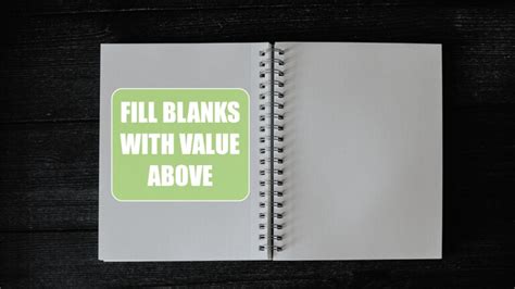 Fill Blanks With Value Above Excel Tips MrExcel Publishing