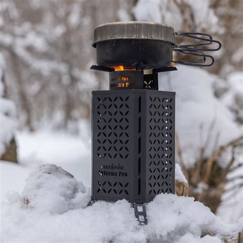 Inferno Pro Stove With Chimney Grill Attachment From Instafire Cyber