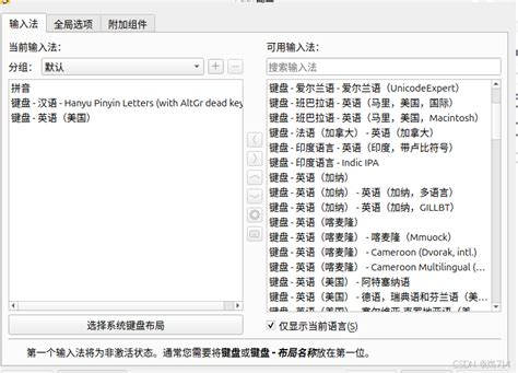 linux ubuntu24 安装fcitx5 输入法 csdn博客
