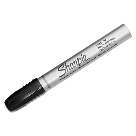 Sharpie Pro Permanent Marker Broad Chisel Tip Black PK Zoro