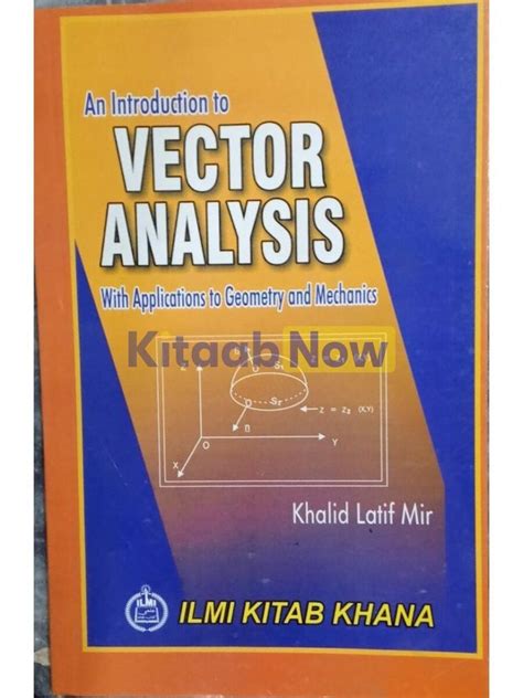 An Introduction To Vector Analysis Kitaabnow