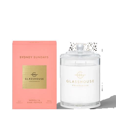 Glasshouse Fragrances Sydney Sundays Soy Candle 380g Simple Vitamins