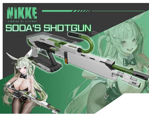 Stl File Nikke Goddess Of Victory Soda Twinkling Bunny Shotgun Stl File