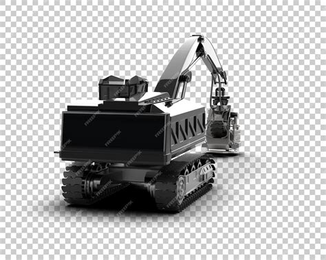 Premium Psd Tree Cutting Machine Isolated On Background 3d Rendering Illustration