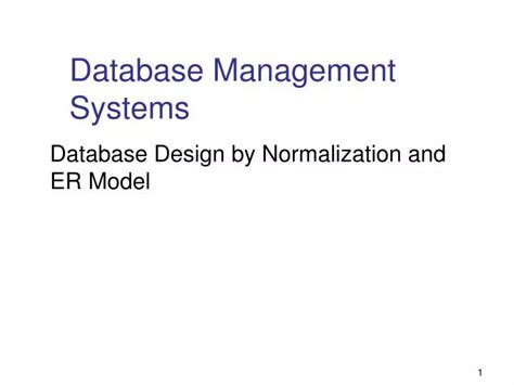 PPT Database Management Systems PowerPoint Presentation Free
