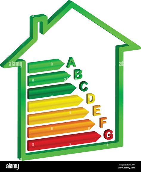 Energy Efficiency Rating On A White Background Stock Vector Image And Art Alamy
