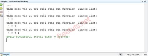 Thêm Node Vào Vị Trí Cuối Cùng Của Circular Linked List Trong Java