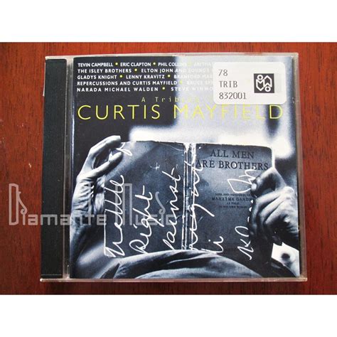A Tribute To Curtis Mayfield Cd Importado Eric Clapton Lenny Kravitz Bruce Springsteen Ref
