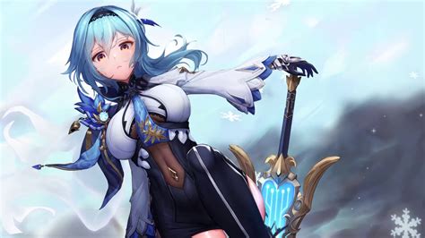 Eula Sword Genshin Impact Live Wallpaper Setlivewallpaper
