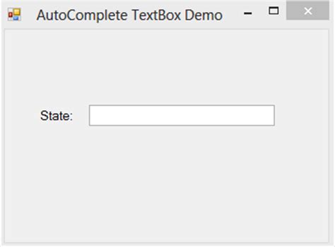 AutoCompleteTextBox In C Windows Form Application