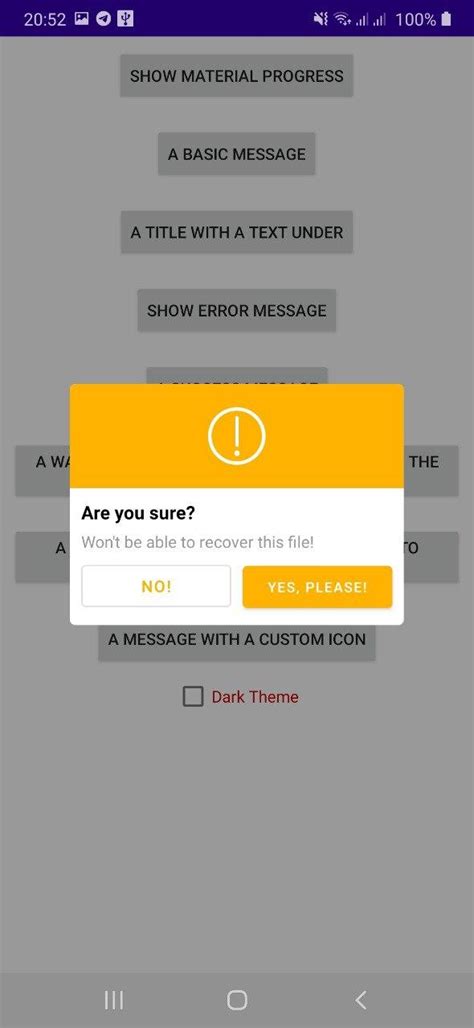 A Beautiful Design Android Alert Dialog