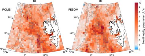 Maps Of Averaged Nonlinearity Parameter Uc Where U And C Are Maximum