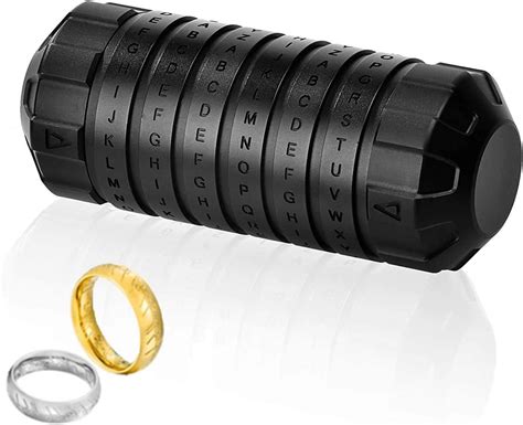 Unique Cryptex Da Vinci Code Mini Cryptex Lock Puzzle Boxes With Hidden Compartments Heavy Real