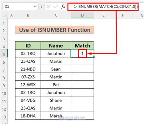 How To Find First Occurrence Of A Value In A Column In Excel 5 Ways