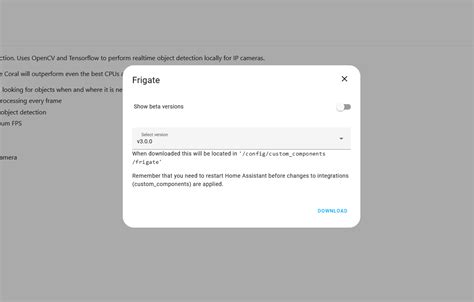 Frigate Nvr Failed To Connect Error Installing From Hacs Third Party Integrations Home