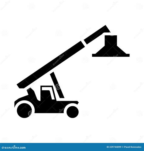 Port Loader Icon Stock Vector Illustration Of Lift