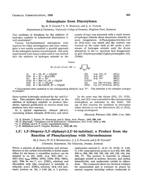 1 3′ 1 3′ Diepoxy 3 3′ Diphenyl 2 2′ Bi Indolinyl A Product From The Reaction Of
