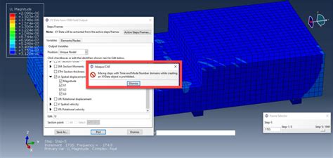 Why Can I Not Extract Displacement When Doing A Steady State Dynamics