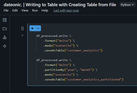 Query Files And Write Delta Tables In Databricks Dateonic