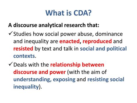 Ppt News And Media Critical Discourse Analysis A Quick Introduction