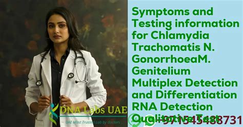 Symptoms And Testing Information For Chlamydia Trachomatis N Gonorrhoeam