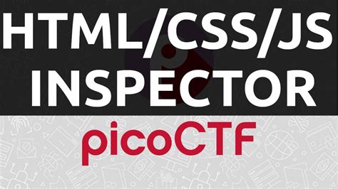 Picoctf 2019 02 Inspector Html Css Javascript Youtube