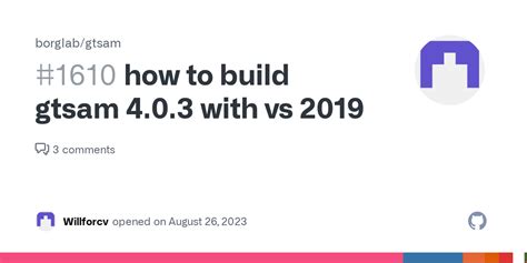 How To Build Gtsam With Vs Issue Borglab Gtsam GitHub